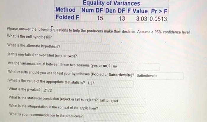 Solved Ine ITESI rocedure Variable: Weekly RankPlease answer | Chegg.com