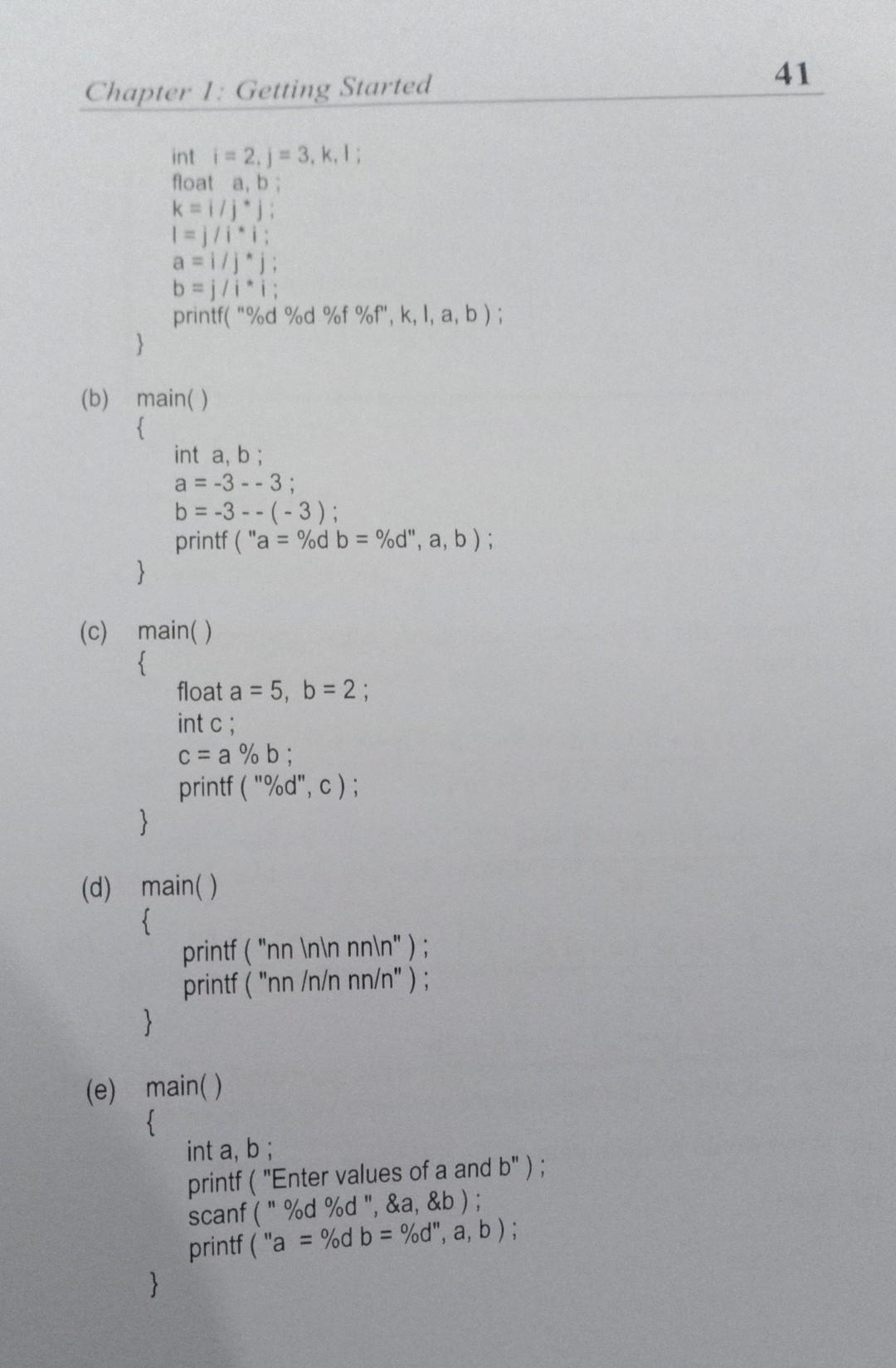 Solved A Which Of The Following Are Invalid Variable Names 