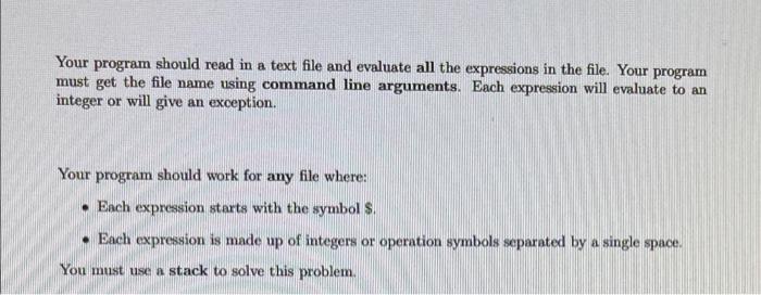Solved Part B: You will be creating a prefix expression | Chegg.com