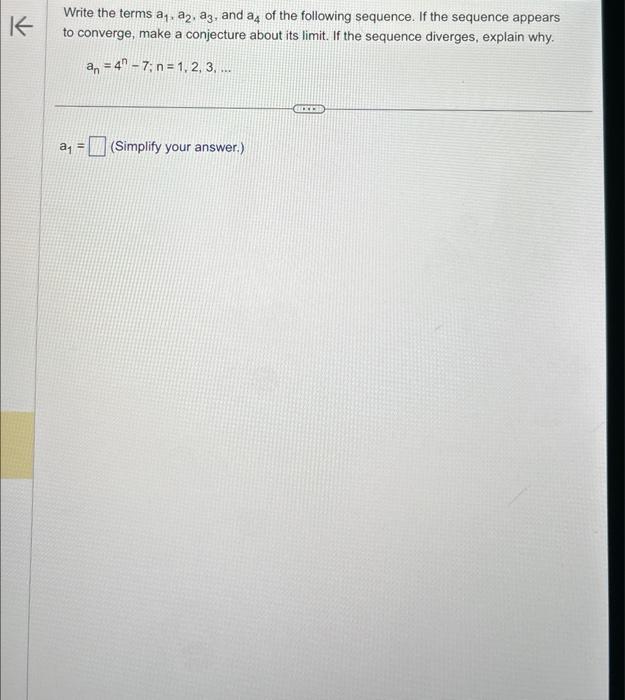 Solved Write the terms a1,a2,a3, and a4 of the following | Chegg.com
