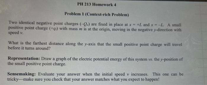 Solved Problem 1 (Context-rich Problem) Two identical | Chegg.com
