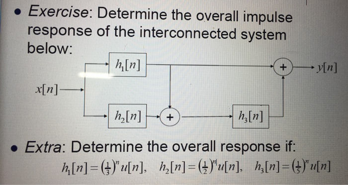 Solved Interconnection of DT Systems - Example • Exercise: | Chegg.com