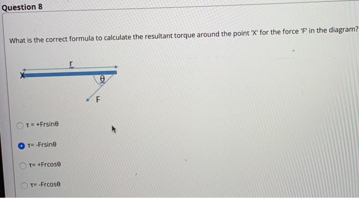 Solved Question 8 What is the correct formula to calculate | Chegg.com