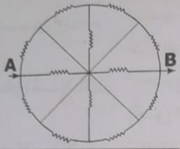 Solved find the equivalent resistance between A and | Chegg.com