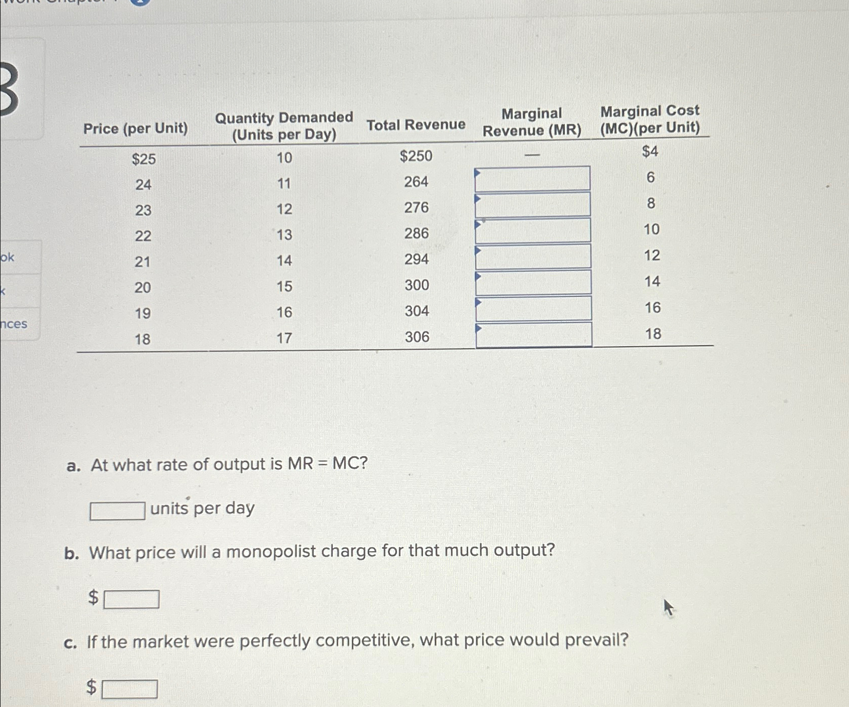 Solved \table[[Price (per Unit),\table[[Quantity | Chegg.com