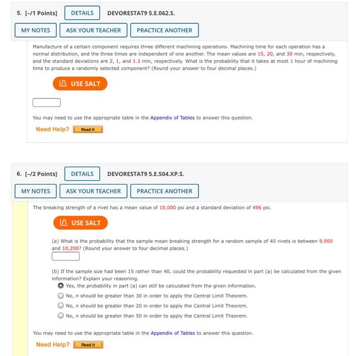 Solved 5. (-/1 Points) DETAILS DEVORESTAT9 5.E.062.S. MY | Chegg.com Solved 5. (-/1 Points) DETAILS DEVORESTAT9 5.E.062.S. MY | Chegg.com