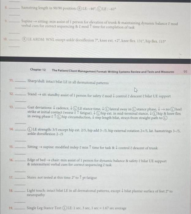 Solved PART II. Mark each Test and Measures statement with | Chegg.com