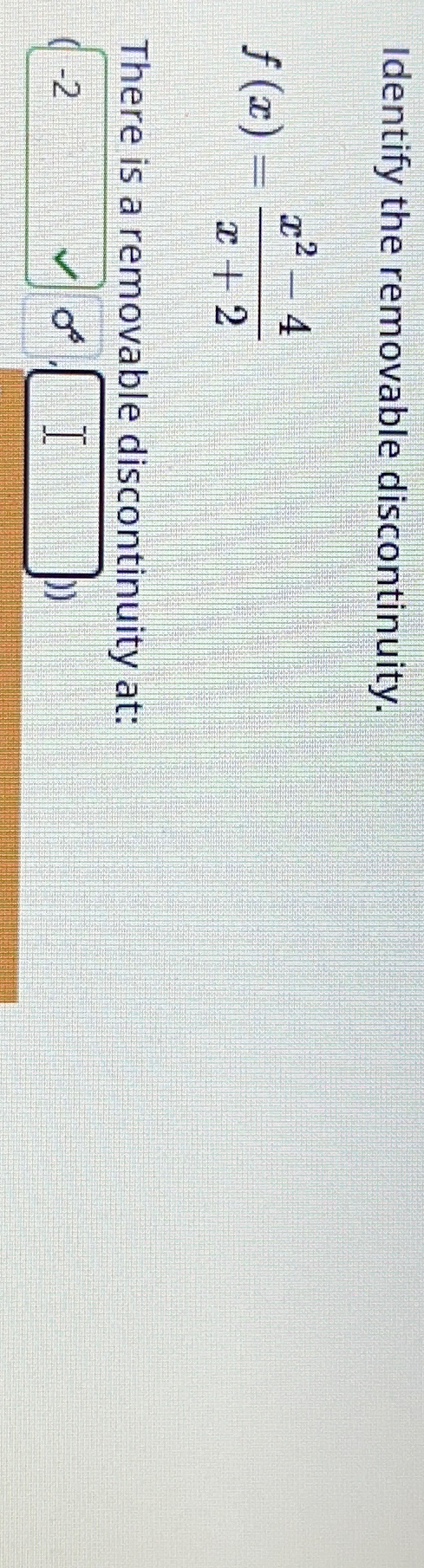 Solved Identify the removable | Chegg.com