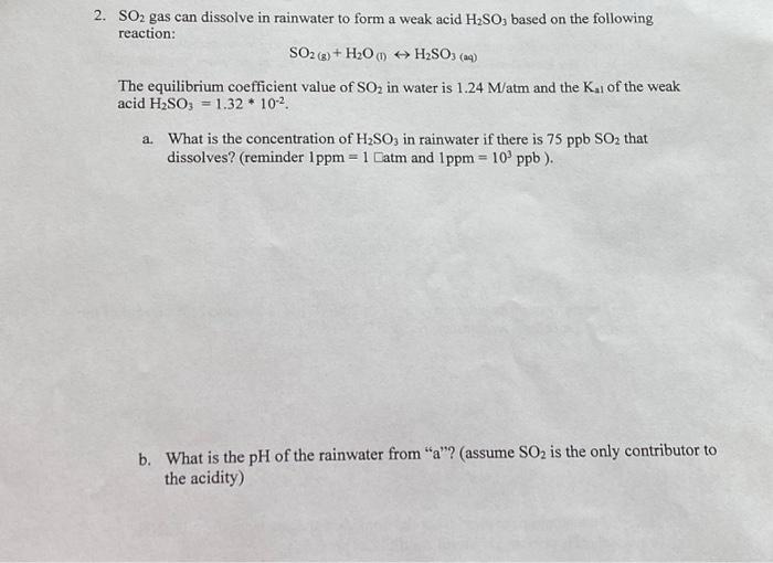 Solved Please help answer BOTH parts to this question as I | Chegg.com