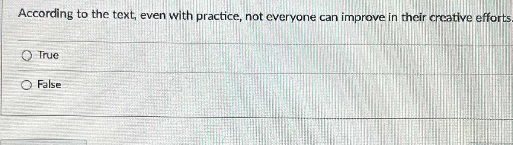 Solved According to the text, even with practice, not | Chegg.com
