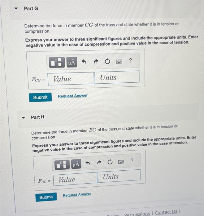 [solved] Determine The Force In Member Ef Of The Truss
