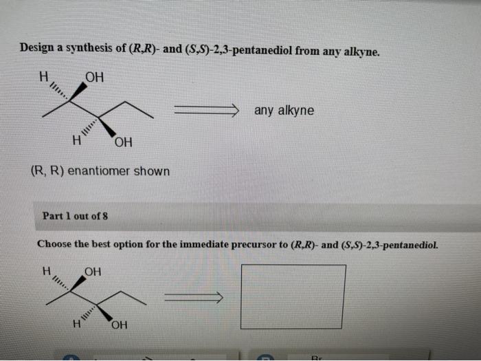 Solved Design a synthesis of (R.R)- and | Chegg.com
