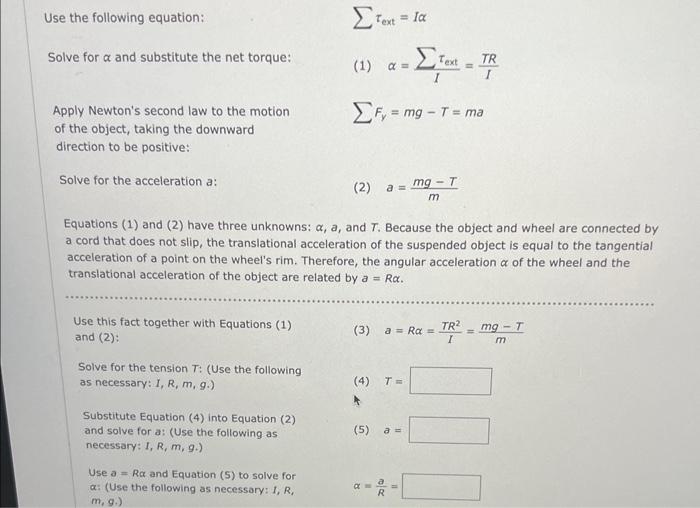 Solved Angular Acceleration of a Wheel A wheel of radius R, | Chegg.com