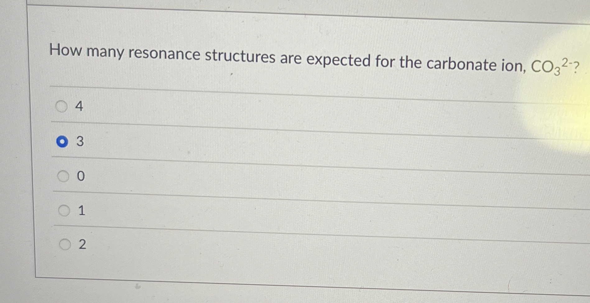 High Quality SOLUTION How many resonance structures are expected for the | Chegg.com