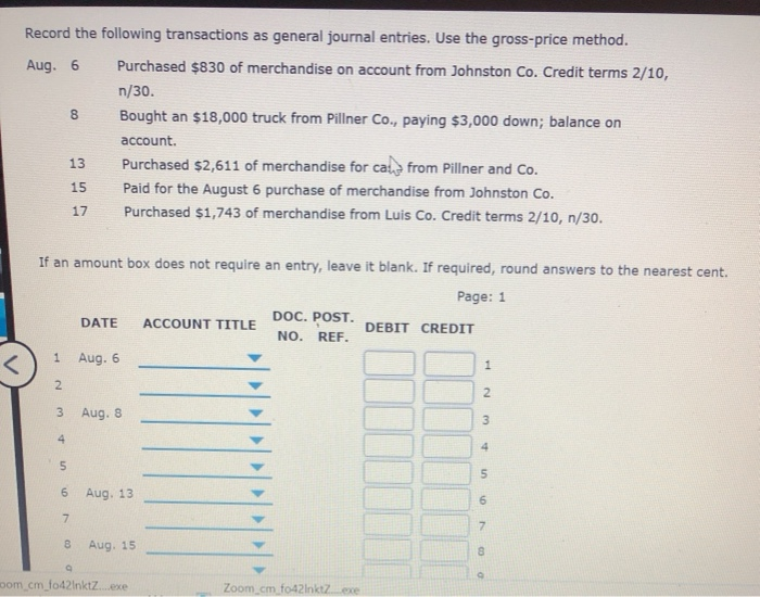 Solved Record the following transactions as general journal | Chegg.com