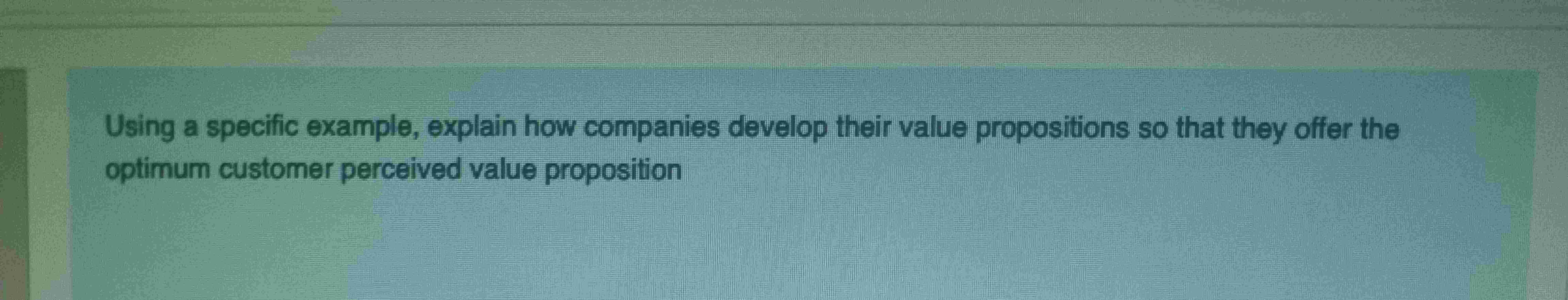Solved Using a specific example, explain how companies | Chegg.com