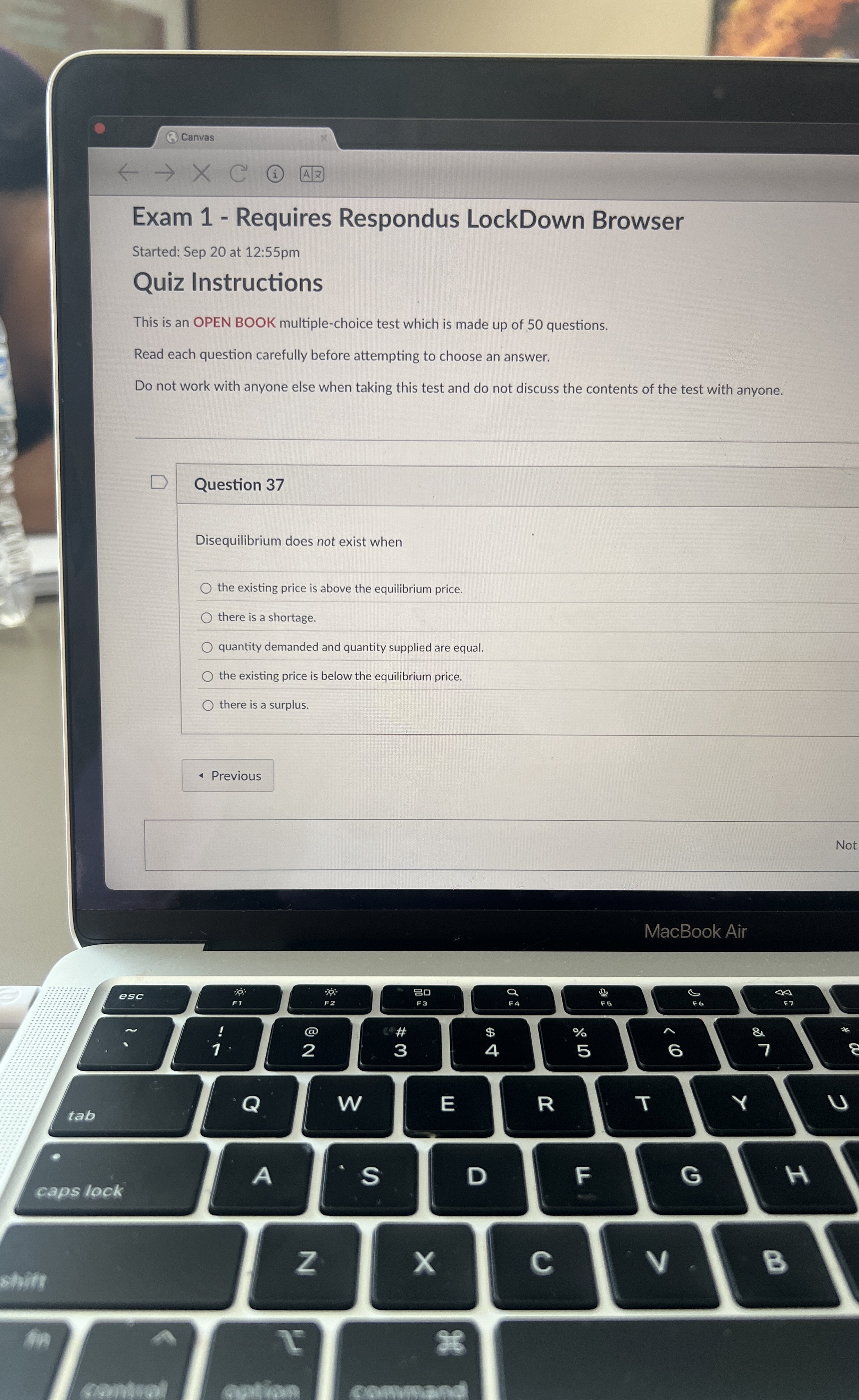 Solved Question 37Disequilibrium does not exist whenthe | Chegg.com