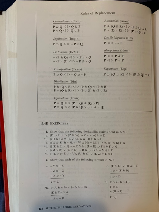 Rules Of Replacement Commutation Com P Q Q P Chegg