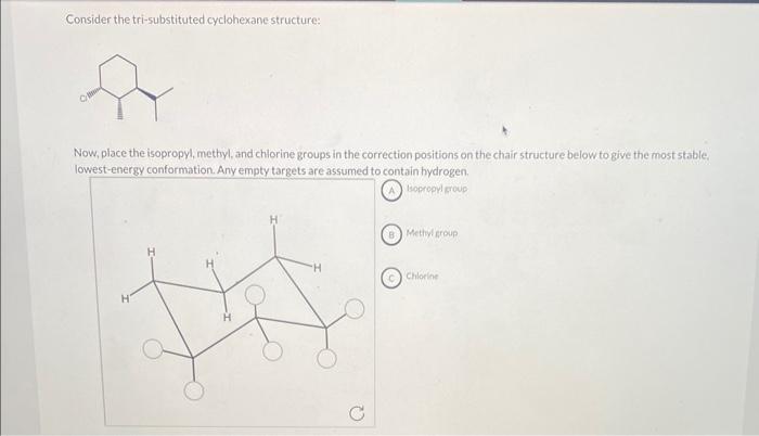Solved Consider the di-substituted cyclohesane structure: | Chegg.com