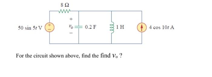 Solved For the circuit shown above, write the mesh equations | Chegg.com