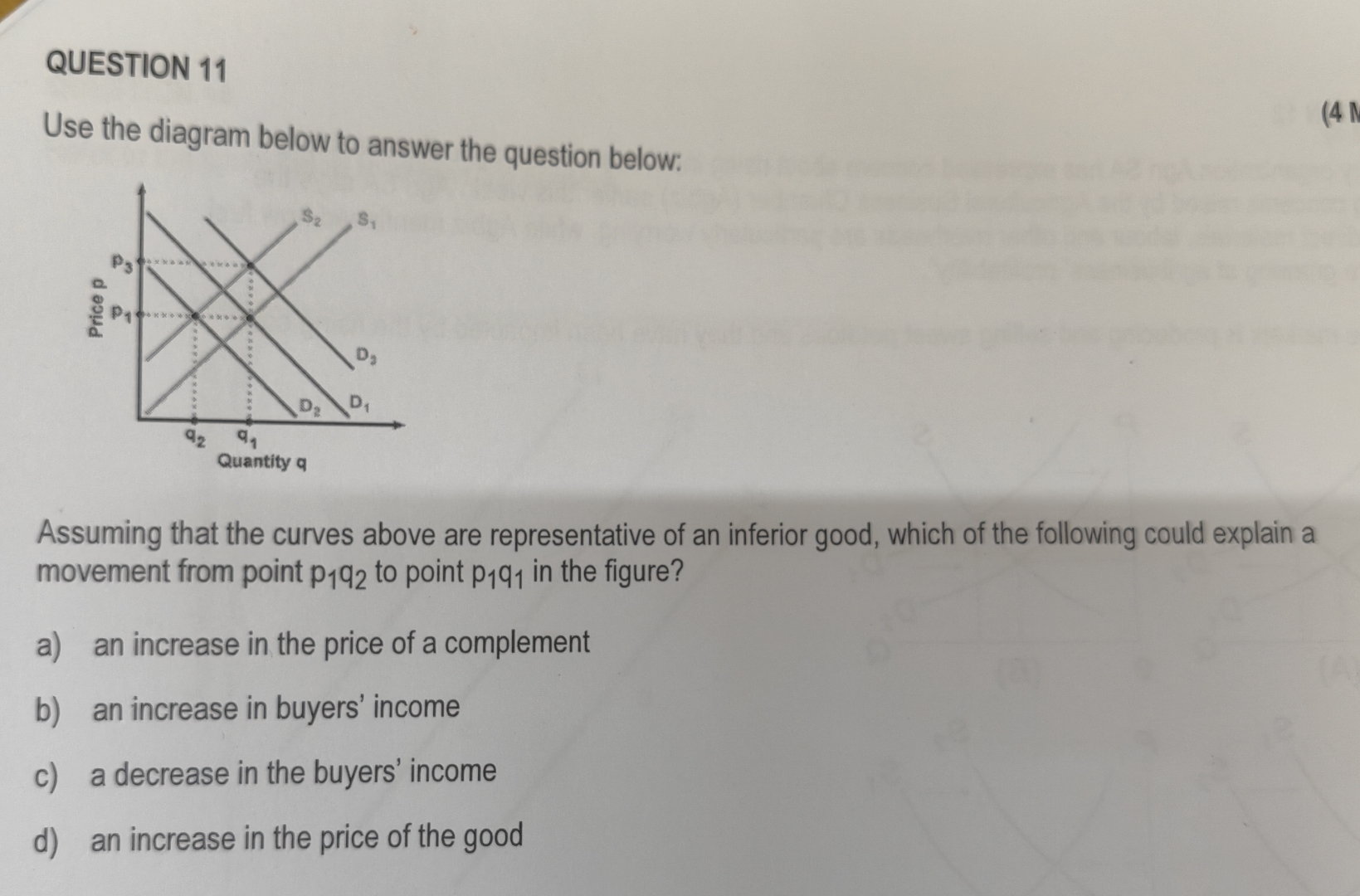 Solved QUESTION 11Use the diagram below to answer the | Chegg.com