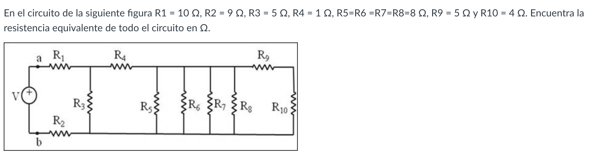 Solved En el circuito de la siguiente figura | Chegg.com