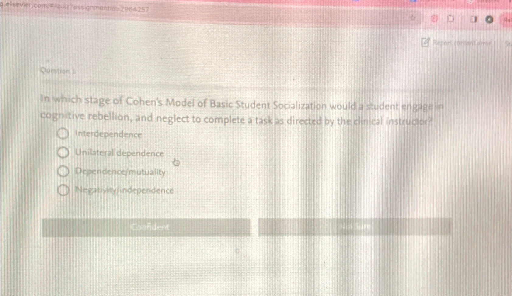 Solved Queptian IIn which stage of Cohen's Model of Basic | Chegg.com