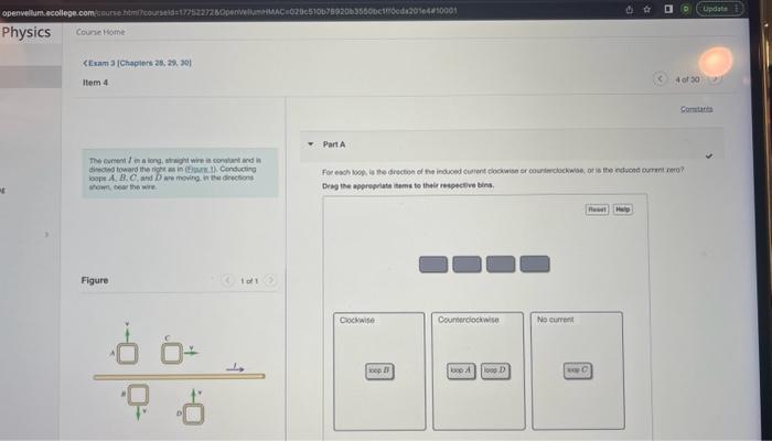 Solved The cument f in a iong, shwight wie in condact avd in | Chegg.com