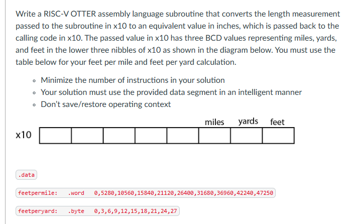 Solved List the steps that the RISC-V Otter takes to execute | Chegg.com