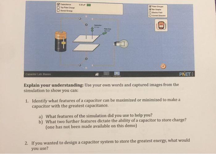 Solved 0.30 Capetan Pere e new Charge Our Den o Capacitor | Chegg.com