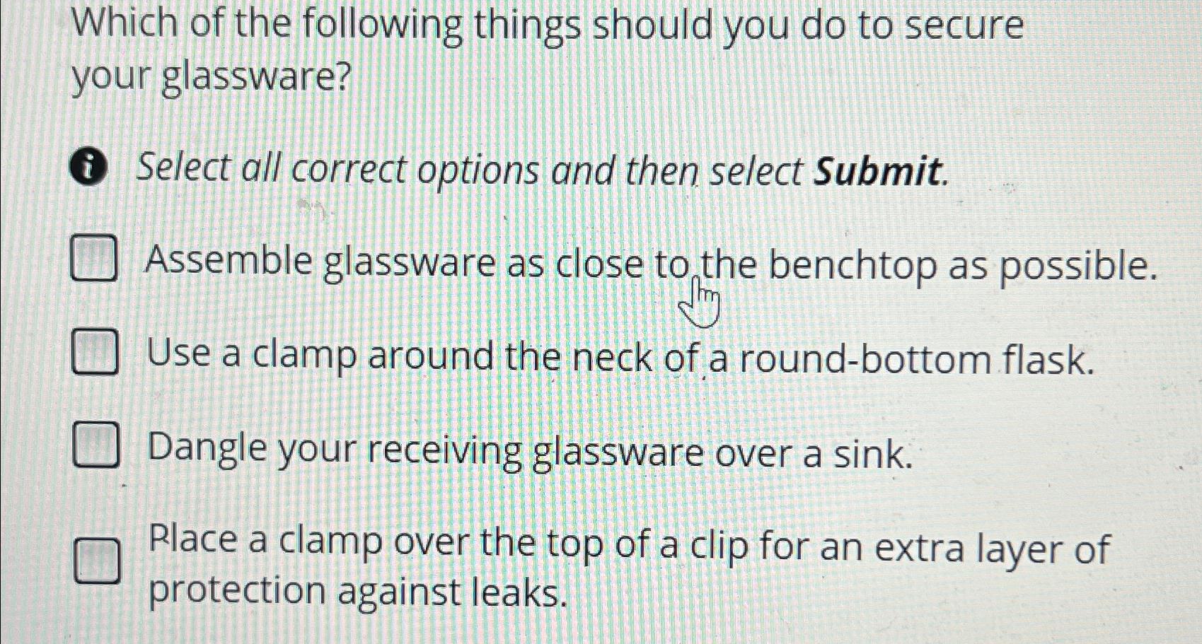 Solved Which of the following things should you do to secure | Chegg.com