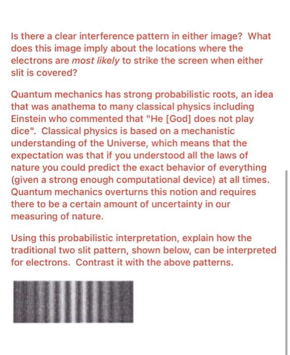 Solved A double slit apparatus is used to scatter electrons | Chegg.com