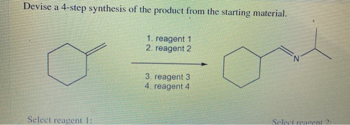 Solved Devise a 4-step synthesis of the product from the | Chegg.com