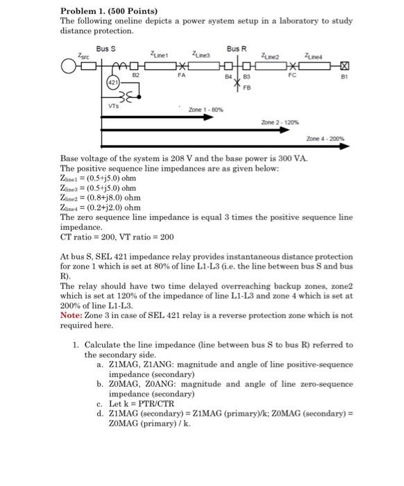 Problem 1. (500 Points) The following oneline depicts | Chegg.com