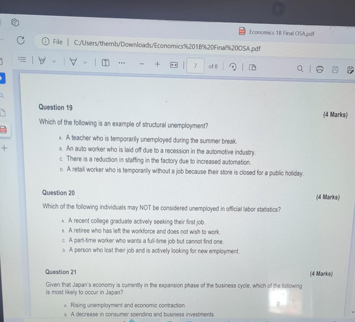 Solved Question 15 (4 Marks) What is a key distinction | Chegg.com