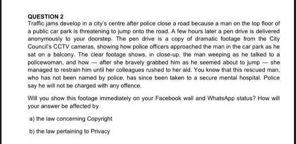 Solved QUESTION 2 Traffic jams develop in a city's centre | Chegg.com