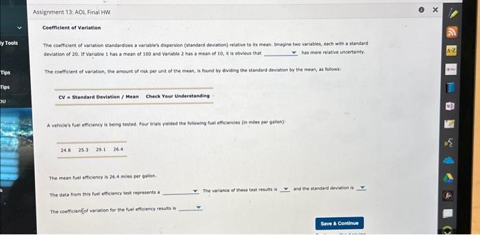 Solved 19. Variance and standard deviation The most common | Chegg.com
