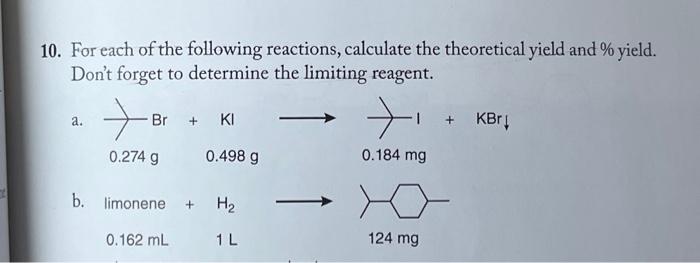 Solved 0. For each of the following reactions, calculate the | Chegg.com