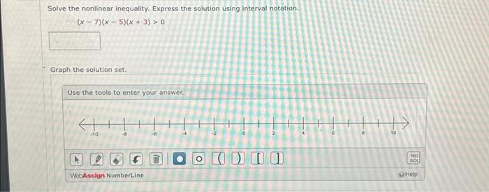 Solved Solve the nonlinear inequality. Express the solution | Chegg.com
