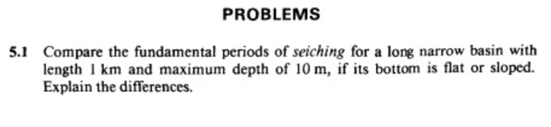 PROBLEMS5.1 ﻿Compare the fundamental periods of | Chegg.com