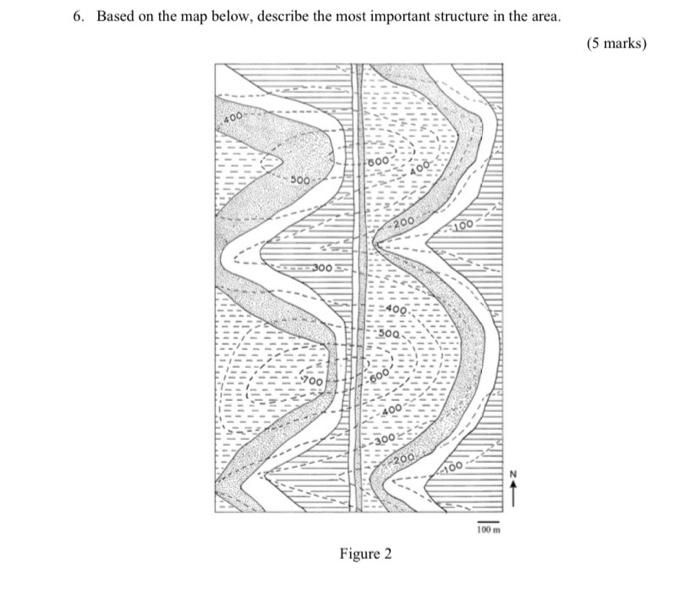 Solved 6. Based on the map below, describe the most | Chegg.com