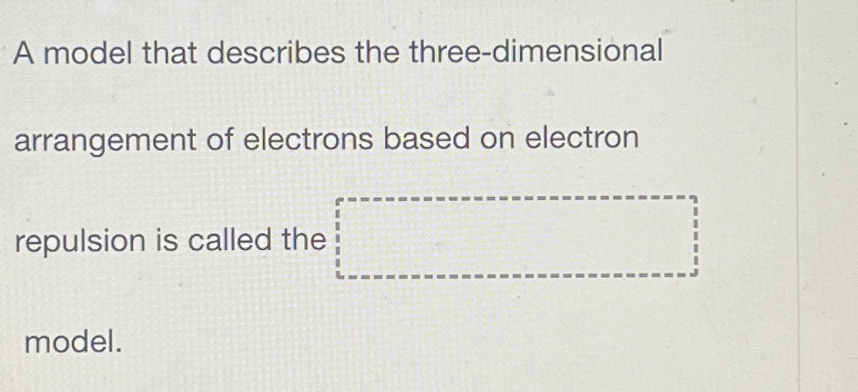 Solved A model that describes the three-dimensional | Chegg.com
