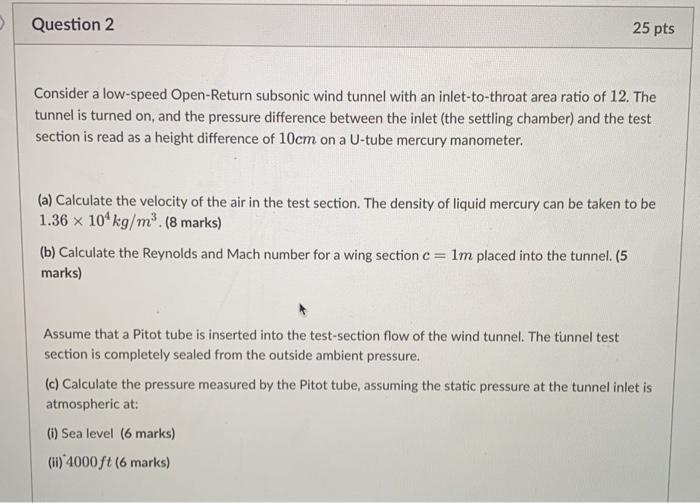 Solved > Question 2 25 pts Consider a low-speed Open-Return | Chegg.com