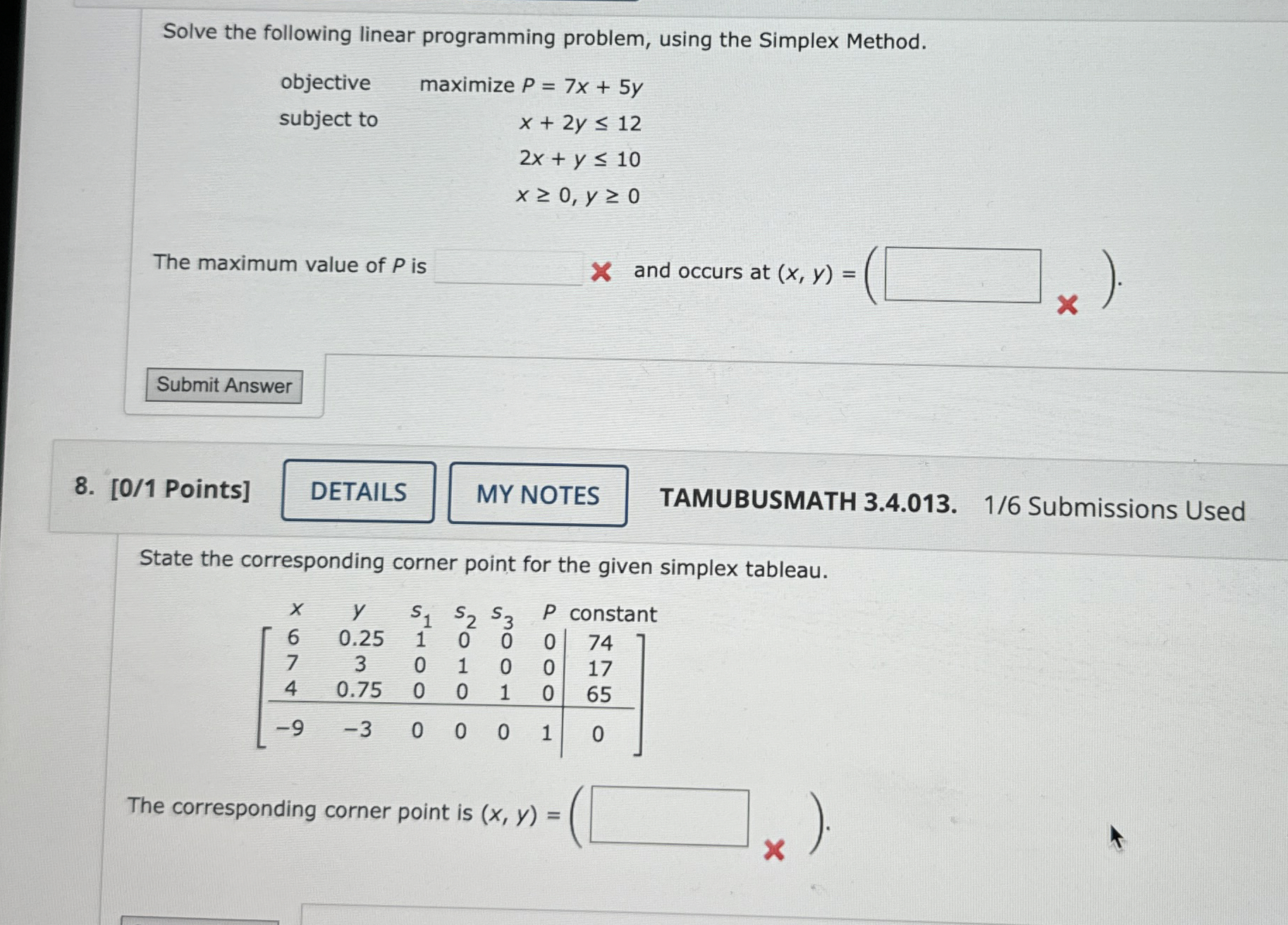 Solved Solve the following linear programming problem, using | Chegg.com
