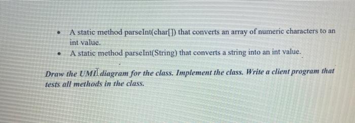 Solved Write Code In Java And Draw Uml Diagrams For The 6325