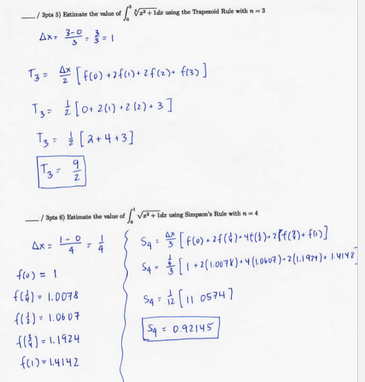 Solved Please grade each of the following problems that | Chegg.com