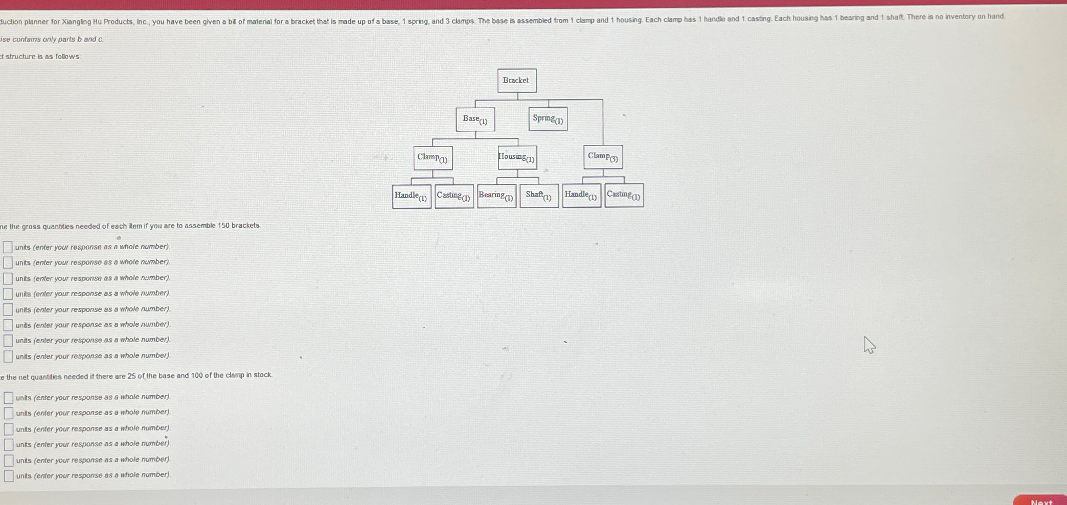 Solved ise contains only parts b ﻿and c.at structure is as | Chegg.com