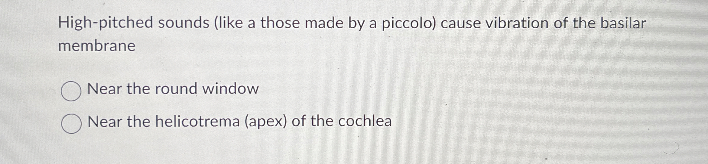 Solved High-pitched sounds (like a those made by a piccolo) | Chegg.com