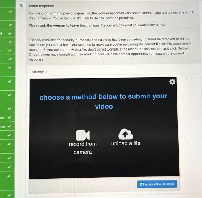 Video response Following on from the previous | Chegg.com