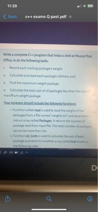 Solved Write a complete \\( \\mathrm{C}++ \\) program that | Chegg.com